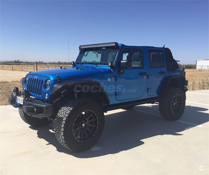 JEEP wrangler unlimited 4x4 2.8 crd rubicon auto Diesel de color Azul ...