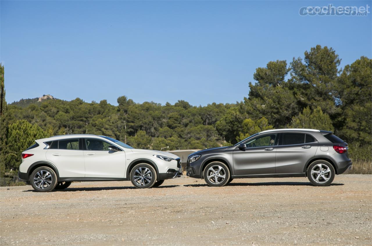 Mercedes-Benz GLA 220 d 4Matic vs Infiniti QX30 2.2d AWD | Noticias coches.net