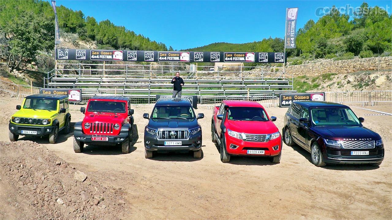 Comparativa Todoterreno: Jimny, Wrangler, Land Cruiser, Navara, Range ...