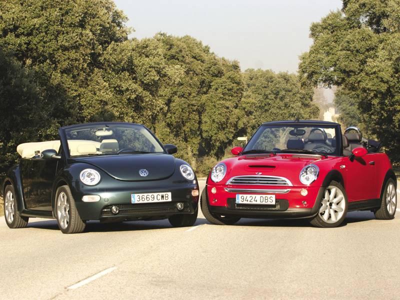 Comparativa Cabrios: Mini Cooper versus New Beattle | Noticias coches.net