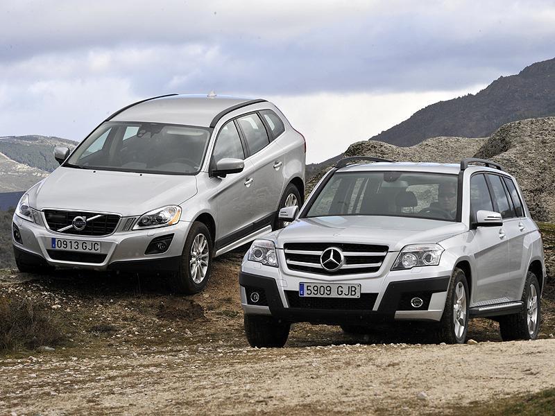 Mercedes-Benz GLK 320 CDi Vs Volvo XC60 D5 | Noticias coches.net