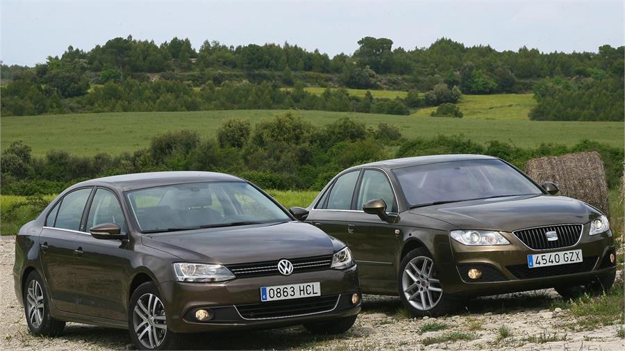 Seat Exeo Style TDI 143 CV versus Volkswagen Jetta Sport: Lógicos ...