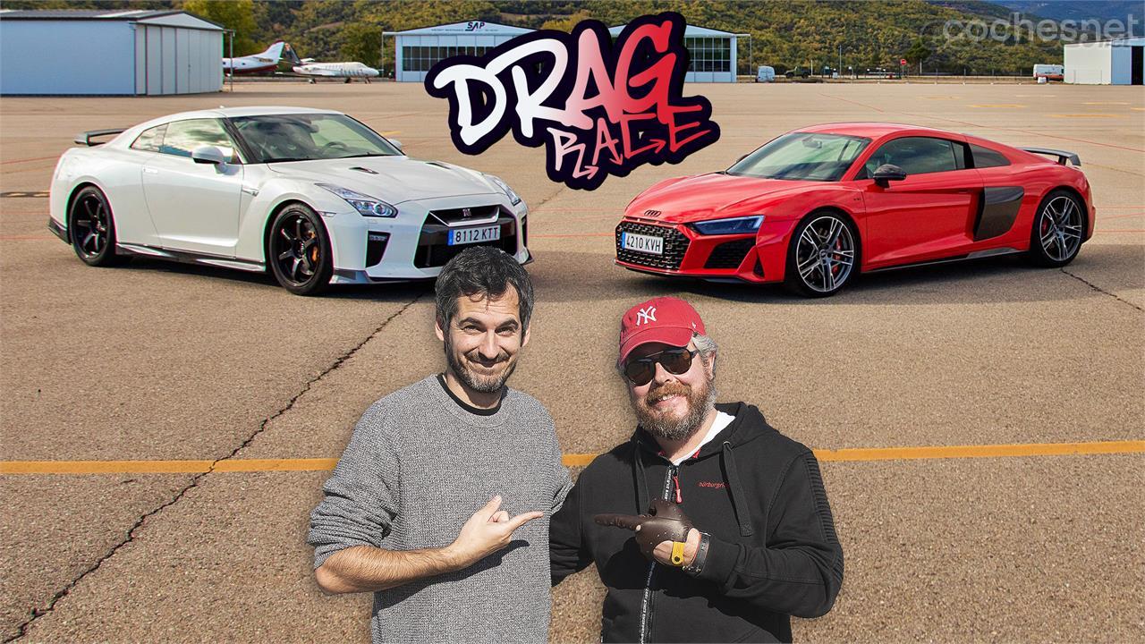 Drag Race Nissan GT-R Track Edition vs Audi R8 V10 Performance ...