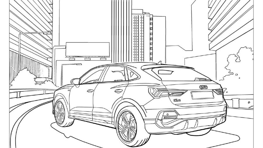 Pinta y colorea algunos modelos de Audi y Porsche | Noticias coches.net