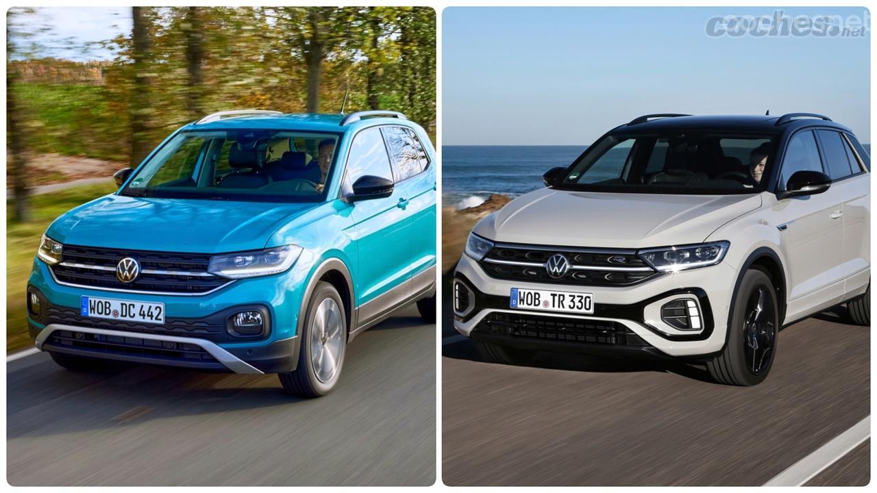 Volkswagen T-Cross o T-Roc: ¿Cuál interesa más? | Noticias coches.net