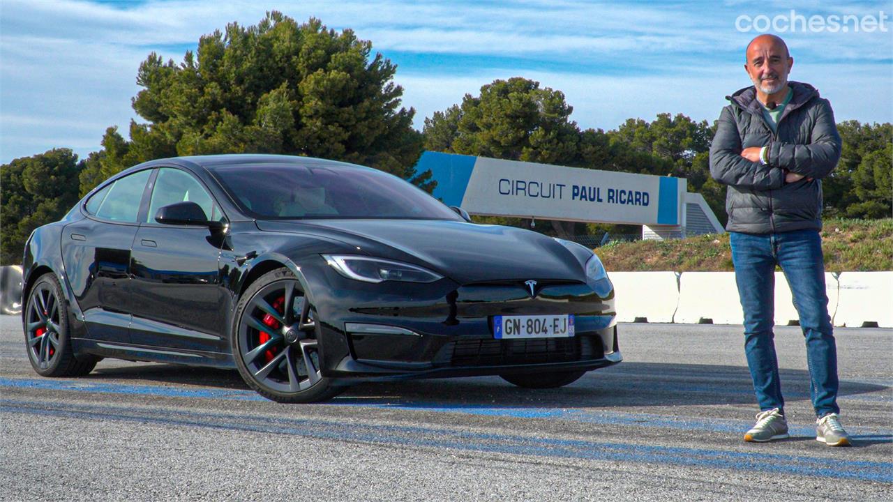 Probamos a fondo en el circuito Paul Ricard el Tesla Model S Plaid ...