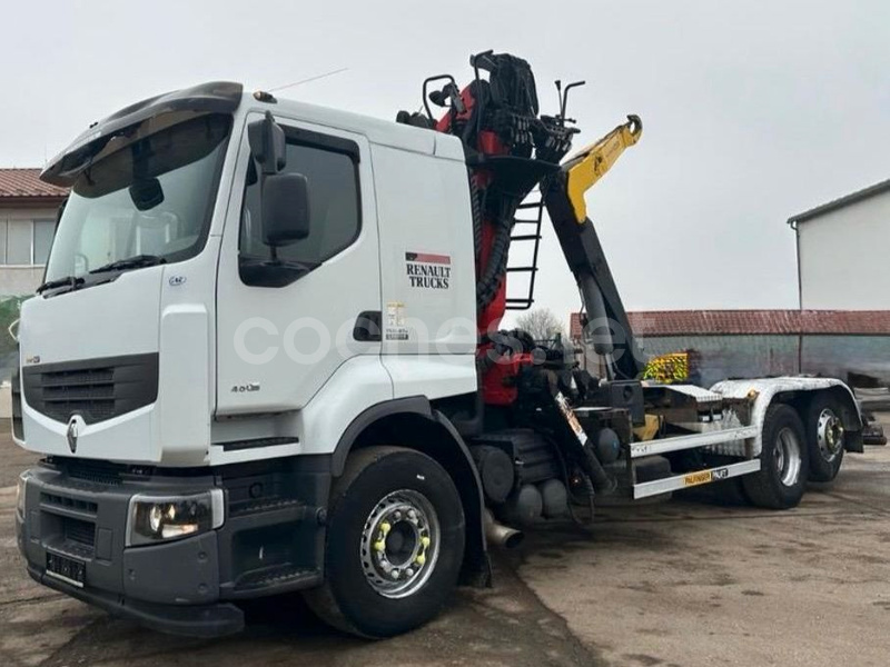 RENAULT RENAULT Premium Lander 460 6x4 grúa chatarrera + gancho (2011 ...